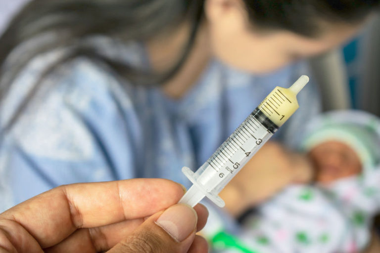 Hand Expressing Breast Milk - Breastfeeding Support